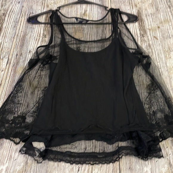 American Eagle Outfitters | Tops | Nwt American Eagle Black Lace Tank | Poshmark